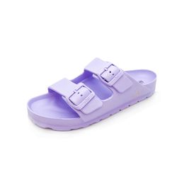 THIES Pantolette 'THIES 1856 Ecofoam Sandal vegan' Damen Gr&ouml;&szlig;e 45 lavendel