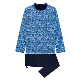 HOM Pyjama ' Vibe ' Herren Gr&ouml;&szlig;e L blau / dunkelblau