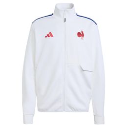 adidas Performance ' Frankreich Rugby Anthem Jacke ' Herren Gr&ouml;&szlig;e L wei&szlig;