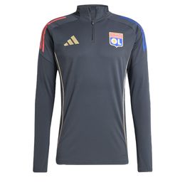 adidas Performance Funktionsshirt 'Olympique Lyon Tiro 25 Competition' Herren Gr&ouml;&szlig;e XXXL blau / pastellgelb / graphit / orangerot