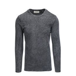 Ombre Sweatshirt 'L139' Herren Gr&ouml;&szlig;e M grau / schwarz