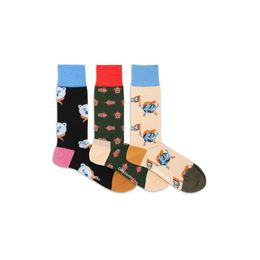 DillySocks Socken 'Around the World' Damen Gr&ouml;&szlig;e 41/46 bunt