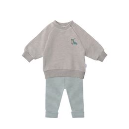 Liliput Set: Sweatshirt und Leggings 'Dinosaurier' Jungen Gr&ouml;&szlig;e 62/68 opal / graumeliert