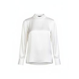 Posh Gear Bluse 'Seidenbluse Satinoseta' Damen Gr&ouml;&szlig;e M perlwei&szlig;