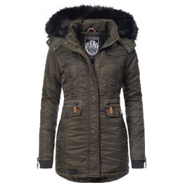 Navahoo Parka 'Sch&auml;tzchen' Damen Gr&ouml;&szlig;e S khaki Winterjacke