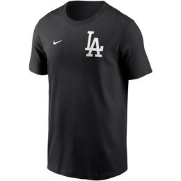 Nike Sportshirt 'Los Angeles Dodgers' Herren Gr&ouml;&szlig;e S hellgrau / schwarz / wei&szlig;