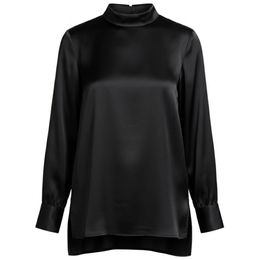Posh Gear Bluse 'Seidenbluse Satinoseta' Damen Gr&ouml;&szlig;e S schwarz