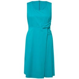Ulla Popken Kleid Damen Gr&ouml;&szlig;e 58/60 blau Winterkleid