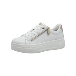 Tamaris Sneaker Damen Gr&ouml;&szlig;e 36 gold / wei&szlig;