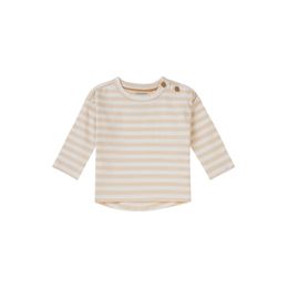 Noppies Shirt 'Bhisho' Gr&ouml;&szlig;e 62 beige / wei&szlig;