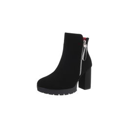 Ital-Design Stiefelette Damen Gr&ouml;&szlig;e 36 schwarz Winterschuhe