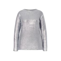 Lauras&oslash;n Pullover Damen Gr&ouml;&szlig;e M silber