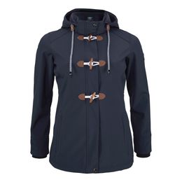 Polarino Funktionsjacke Damen Gr&ouml;&szlig;e 5XL navy / braun / wei&szlig;