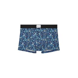HOM Boxershorts 'Voyages' Herren Gr&ouml;&szlig;e L azur / royalblau / hellblau / wei&szlig;