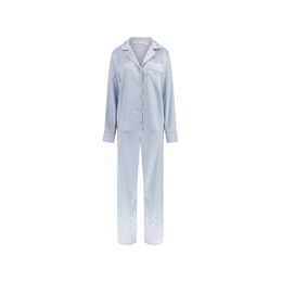 Guess Pyjama 'Sylvie' Damen Gr&ouml;&szlig;e M hellblau Winterkleid