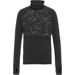 Under Armour Funktionsshirt 'Outrun' Herren Gr&ouml;&szlig;e M dunkelgrau / schwarz