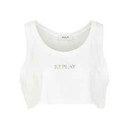 Replay Tops Damen Gr&ouml;&szlig;e M wei&szlig;