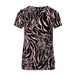 QS T-Shirt Damen Gr&ouml;&szlig;e L rosa / schwarz
