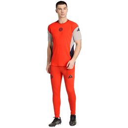 adidas Performance Pro Trainingsshirt Teamline Herren Gr&ouml;&szlig;e XXL rot / schwarz