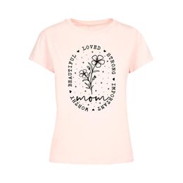 F4NT4STIC T-Shirt 'Mothers Day Black Art Print for Mom Best Mom Ever' Damen Gr&ouml;&szlig;e M pink / schwarz
