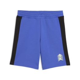 Puma Shorts Jungen Gr&ouml;&szlig;e 128 creme / royalblau / hellgrau / schwarz