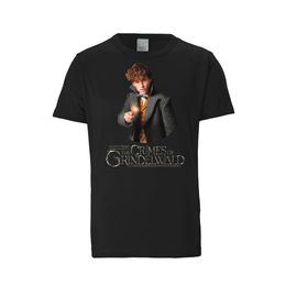 logoshirt T-Shirt 'Fantastic Beasts &ndash; Newt Scamander' Damen Gr&ouml;&szlig;e XS schwarz