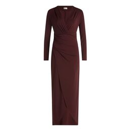 Vera Mont Kleid Damen Gr&ouml;&szlig;e 40 dunkelrot Winterkleid