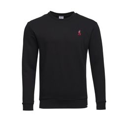 Mikon Pullover 'Herz' Herren Gr&ouml;&szlig;e XL rosa / rot / schwarz / wei&szlig;