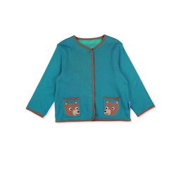 Toby tiger Sweatjacke 'B&auml;ren' Jungen Gr&ouml;&szlig;e 98 blau