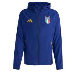 adidas Performance &Uuml;bergangsjacke 'Italy Tiro Travel Full Zip' Herren Gr&ouml;&szlig;e M blau