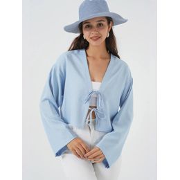 Bigdart Bluse Damen Gr&ouml;&szlig;e XXL himmelblau