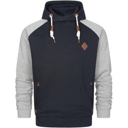 INDICODE Jeans Sweatshirt Herren Gr&ouml;&szlig;e M navy / graumeliert