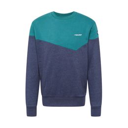 Ragwear Sweatshirt 'Dotie' Herren Gr&ouml;&szlig;e XL cyanblau / blaumeliert / wei&szlig;