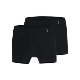 Schiesser Boxershorts 'Long Life Soft' Herren Gr&ouml;&szlig;e S dunkelblau