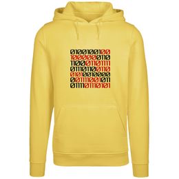 F4NT4STIC Sweatshirt 'I love you 01001001 Binary Code Valentinstag' Herren Gr&ouml;&szlig;e 4XL gelb / rot / schwarz