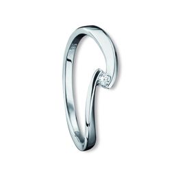 ONE ELEMENT Ring Damen Gr&ouml;&szlig;e 54 silber / transparent