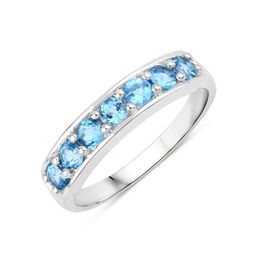 Rafaela Donata Ring Damen Gr&ouml;&szlig;e 58 hellblau / silber