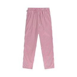 Pockies Pyjamahose Herren Gr&ouml;&szlig;e S dunkelpink / wei&szlig;