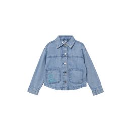 s.Oliver Jacke M&auml;dchen Gr&ouml;&szlig;e 122 blue denim / hellblau / ros&eacute;
