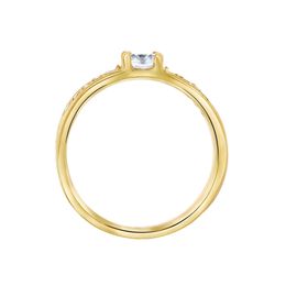 Lucardi Ring 'Einfach' Damen Gr&ouml;&szlig;e 64 gold
