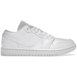 Nike Low-Top Sneaker - Jordan 1 Low Triple White (2022) (Women's) - Gr. 42,5 (EU) - in Wei&szlig; - f&uuml;r Damen
