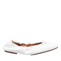 Polo Ralph Lauren Ballerinas - Bllt Flt-Flats-Ballet - Gr. 37 (EU) - in Wei&szlig; - f&uuml;r Damen