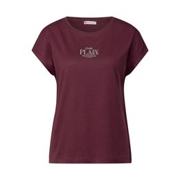 Street One T-Shirt Damen Gr&ouml;&szlig;e M grau / bordeaux