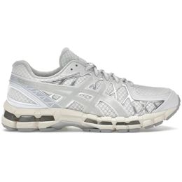 asics Low-Top Sneaker - asics Gel-Kayano 20 White Pure Silver - Gr. 42,5 (EU) - in Wei&szlig; - f&uuml;r Damen