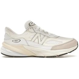 New Balance Low-Top Sneaker - New Balance 990v6 MiUSA White Sea Salt - Gr. 42,5 (EU) - in Wei&szlig; - f&uuml;r Damen