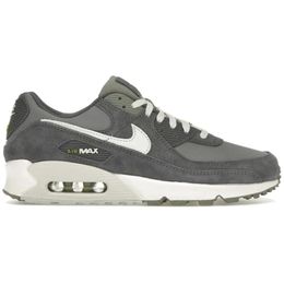 Nike Low-Top Sneaker - Nike Air Max 90 Premium Iron Grey - Gr. 44 (EU) - in Wei&szlig; - f&uuml;r Damen
