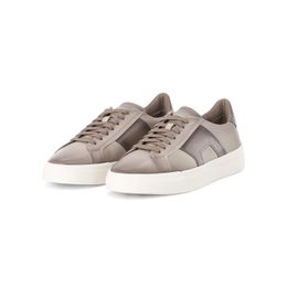 Santoni Low-Top Sneaker - Sneaker aus Leder - Gr. 42,5 (EU) - in Braun - f&uuml;r Damen