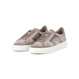 Santoni Low-Top Sneaker - Sneaker aus Leder - Gr. 45 (EU) - in Braun - f&uuml;r Damen