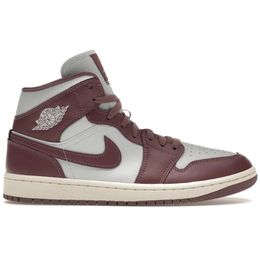 Nike Low-Top Sneaker - Jordan 1 Mid Sky J Muave (Women's) - Gr. 41 (EU) - in Wei&szlig; - f&uuml;r Damen