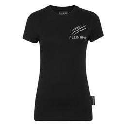 Plein Sport T-Shirt Damen Gr&ouml;&szlig;e XXXL schwarz / silber